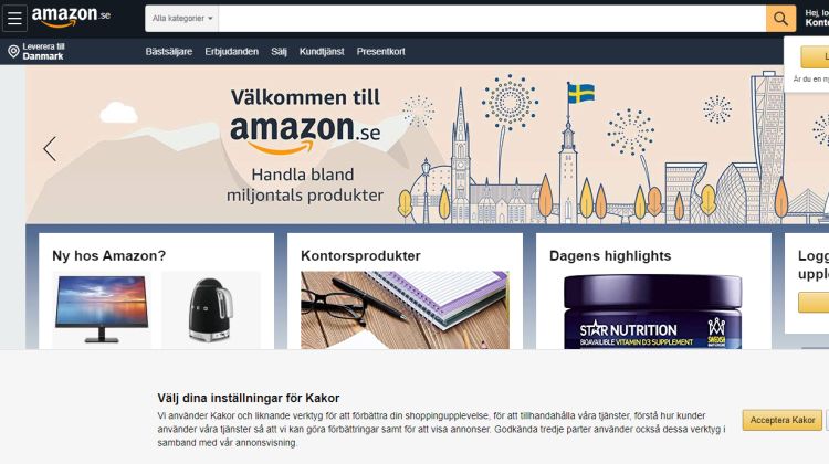 Så er amazon kommet til Sverige - EmballageFOKUS